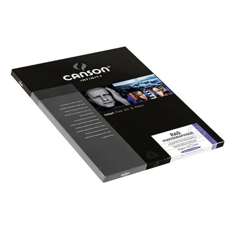 Buy Canson Infinity Rag Photographique 310gsm A3+ x 25 Sheets - White - MyDeal
