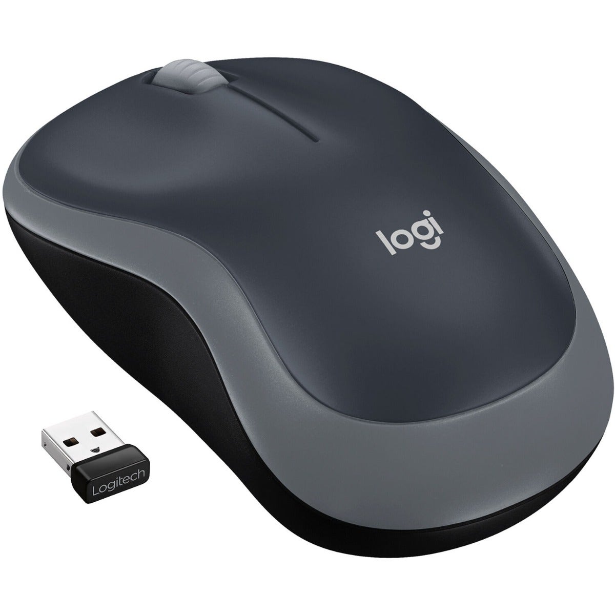 Buy Logitech M185 Wireless Mouse (Swift Gray) - Black - MyDeal Australia