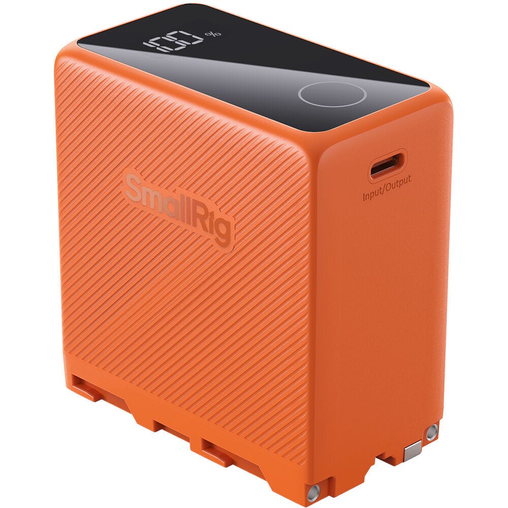 Buy SmallRig NP-F970 USB-C Rechargeable Camera Battery (Orange) 4576 ...
