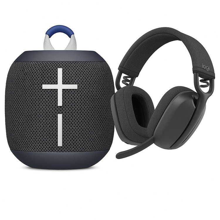 Buy Ultimate Ears WONDERBOOM 4 with Logitech Zone Vibe Headset (Black ...
