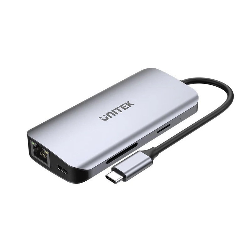 Buy Unitek 8-in-1 USB-C Hub with Dual Display Dual Card Reader and 100W ...