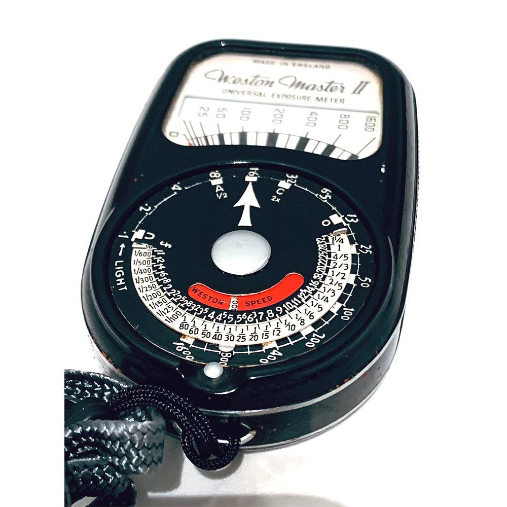 Buy Used Weston Master II vintage Lightmeter - Black - MyDeal Australia