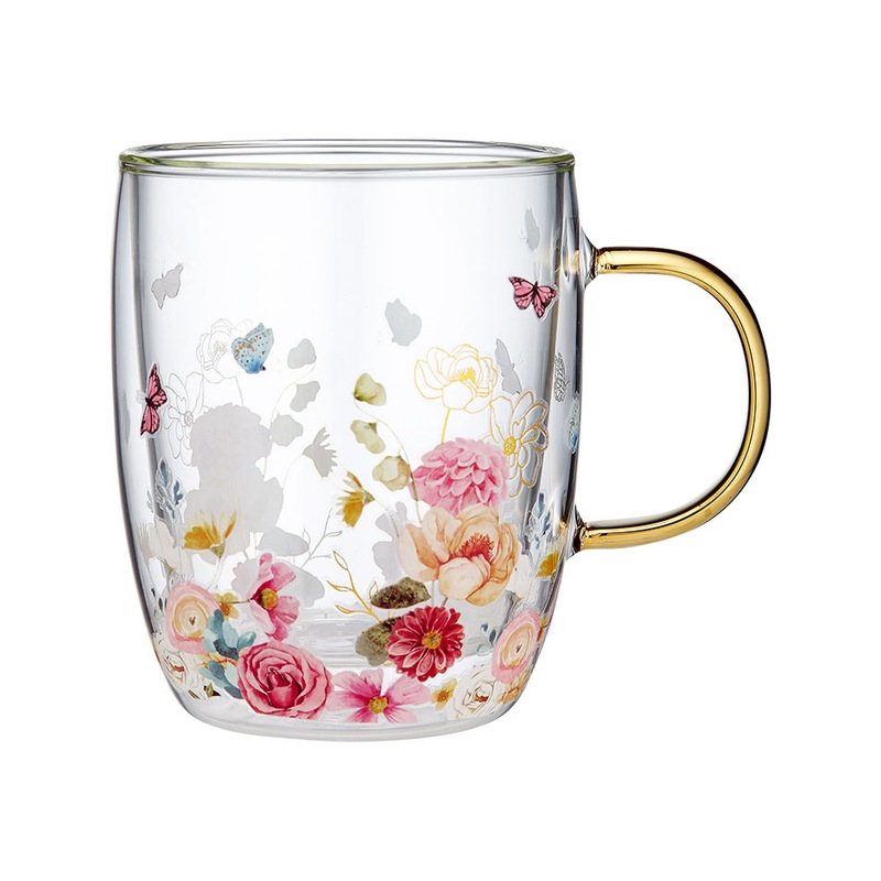 Buy Ashdene Springtime Soiree - Double Walled Glass Mug - MyDeal