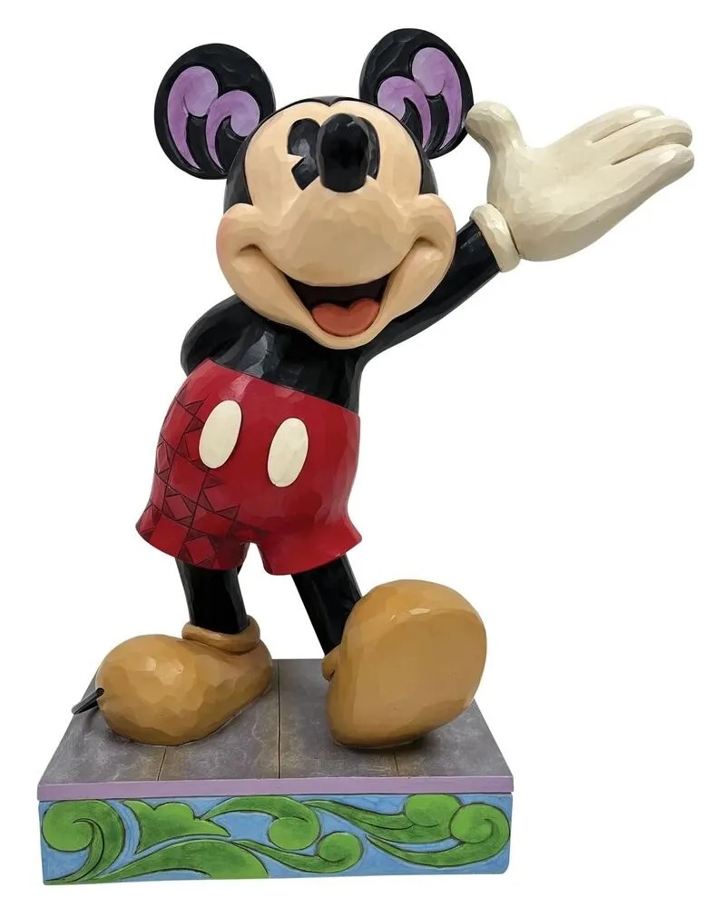 Buy Jim Shore Disney Traditions - Mickey Mouse - Everyday Mickey Big Figurine - Hello Pal ...