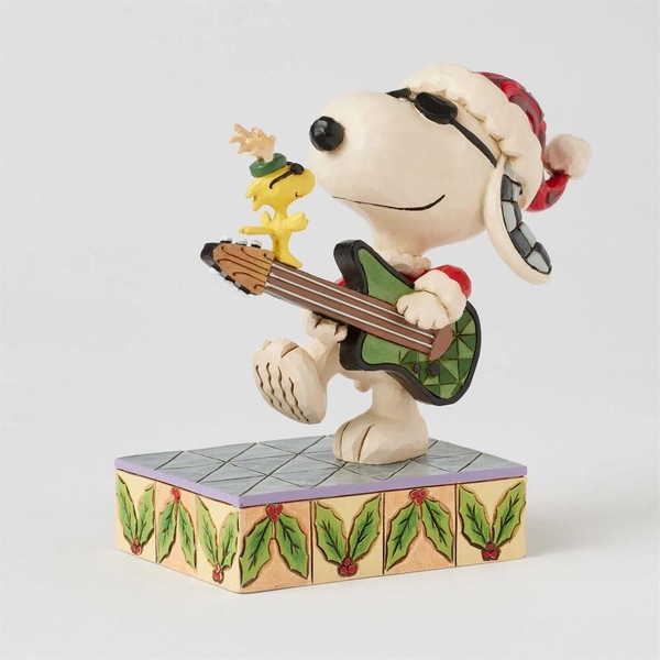 Buy Peanuts by Jim Shore - Snoopy and Woodstock Rock'n'Roll Duo ...