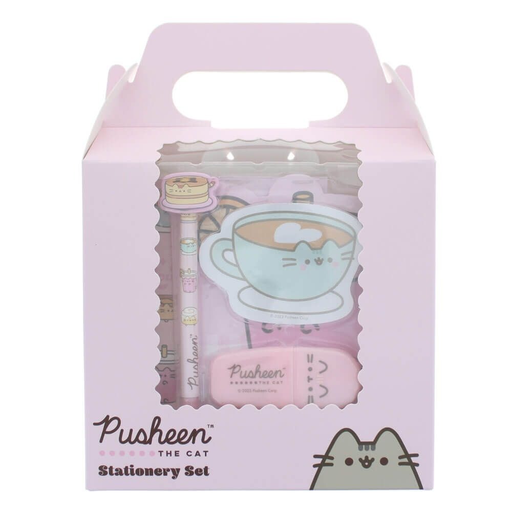Buy Pusheen Breakfast Club - Stationery Set - MyDeal Australia
