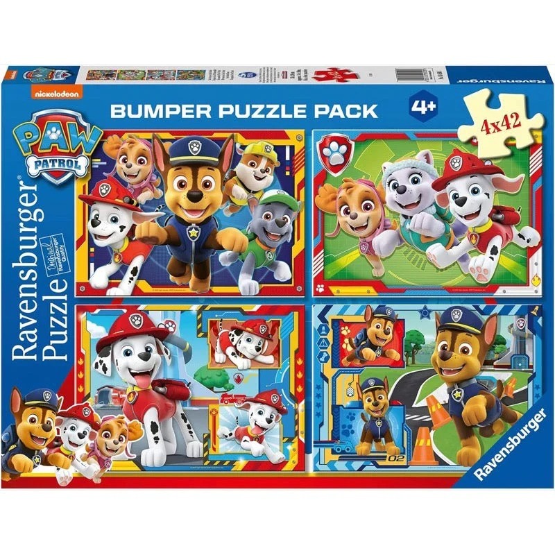Buy Ravensburger Puzzle 4x42pc - Paw Patrol Bumper Pack - MyDeal Australia