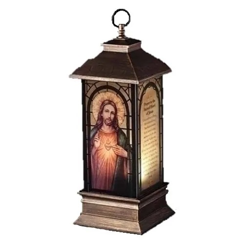 Buy Roman Inc - LED Lantern Sacred Heart of Jesus - MyDeal Australia
