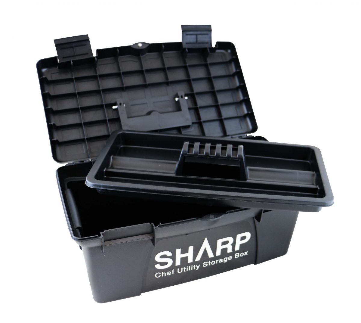 Buy SHARP Utility Box w/Removable Tray - Black - MyDeal Australia
