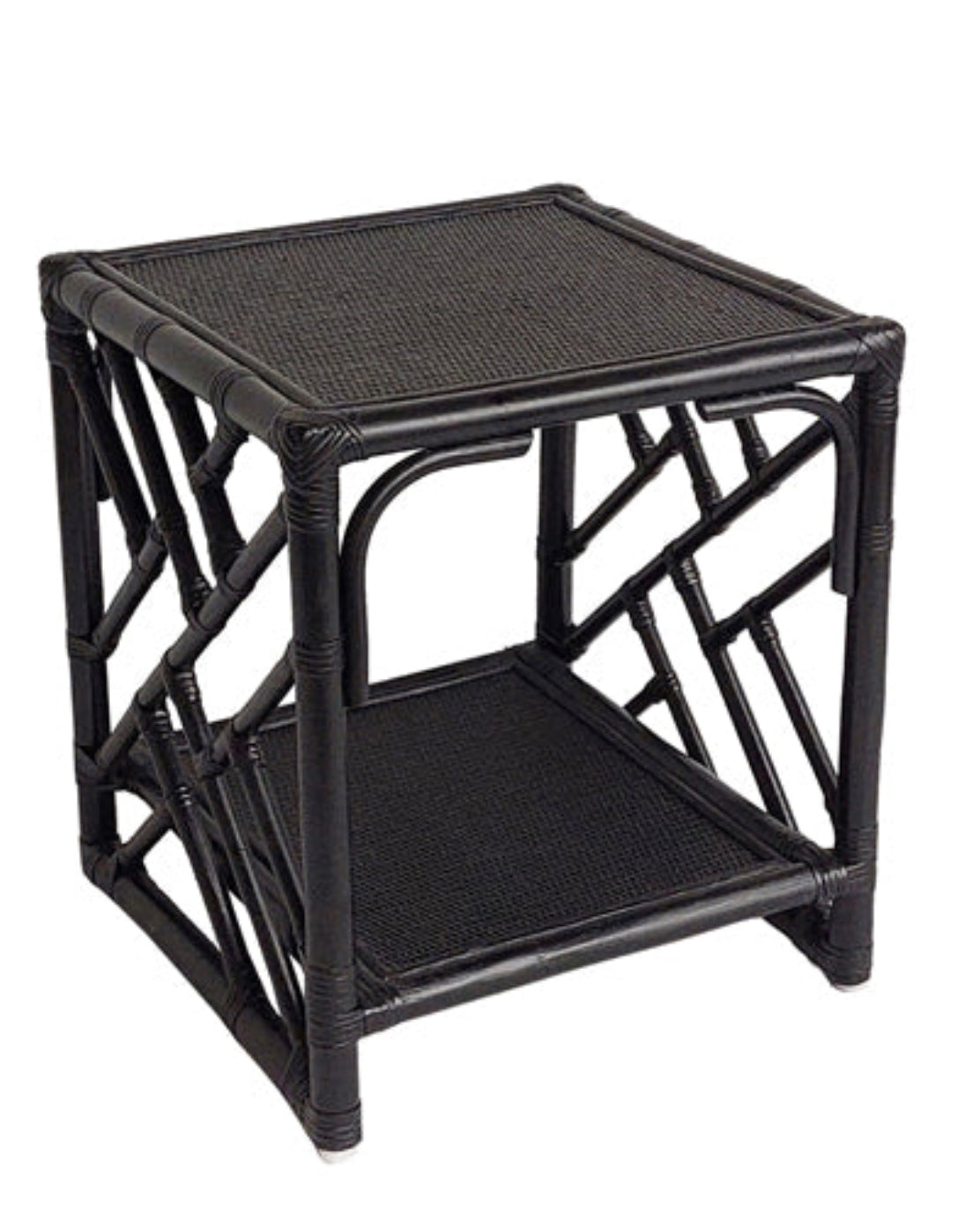 Buy Lombok Black Rattan Side Table - MyDeal Australia