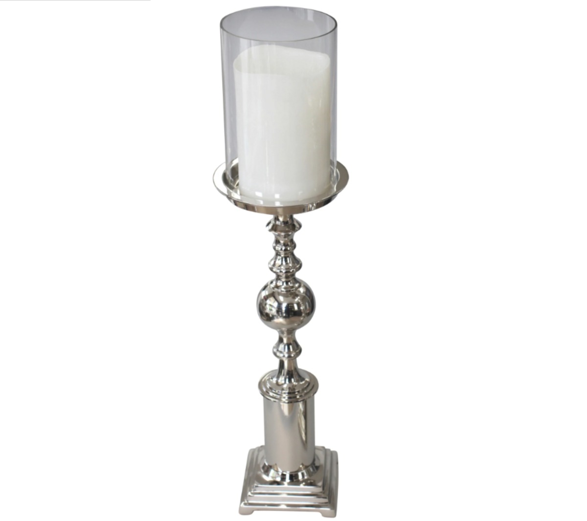 Buy Step Pillar Candlestick w/Glass Large 69cm - Decorative - MyDeal ...