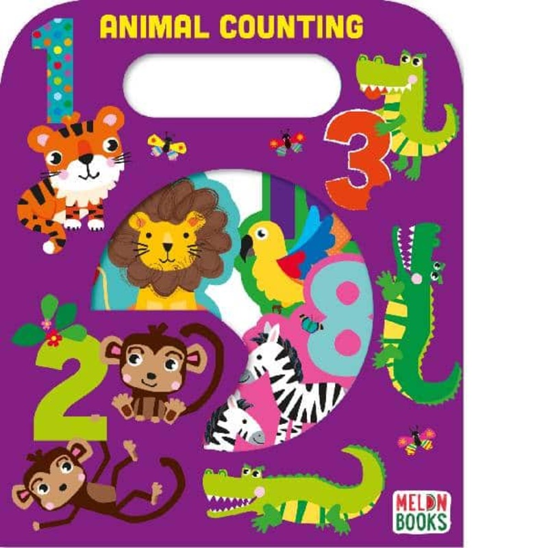 Buy Animal Counting - Die Cut Board Book - MyDeal