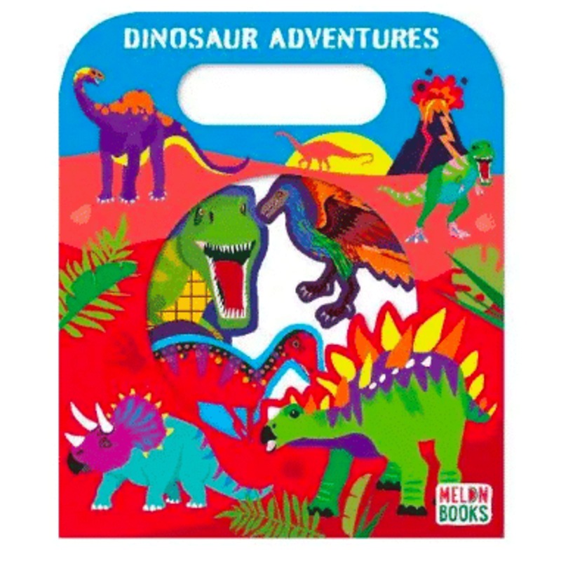 Buy Dinosaur Adventures - Die Cut Board Book - MyDeal