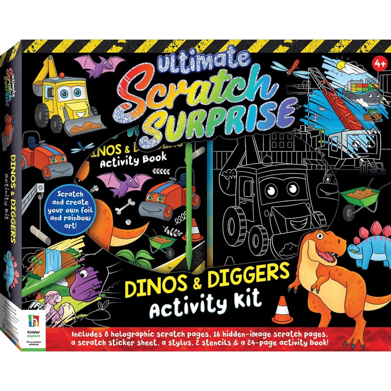 Buy Ultimate Scratch Surprise: Dinos & Diggers Activity Kit - MyDeal