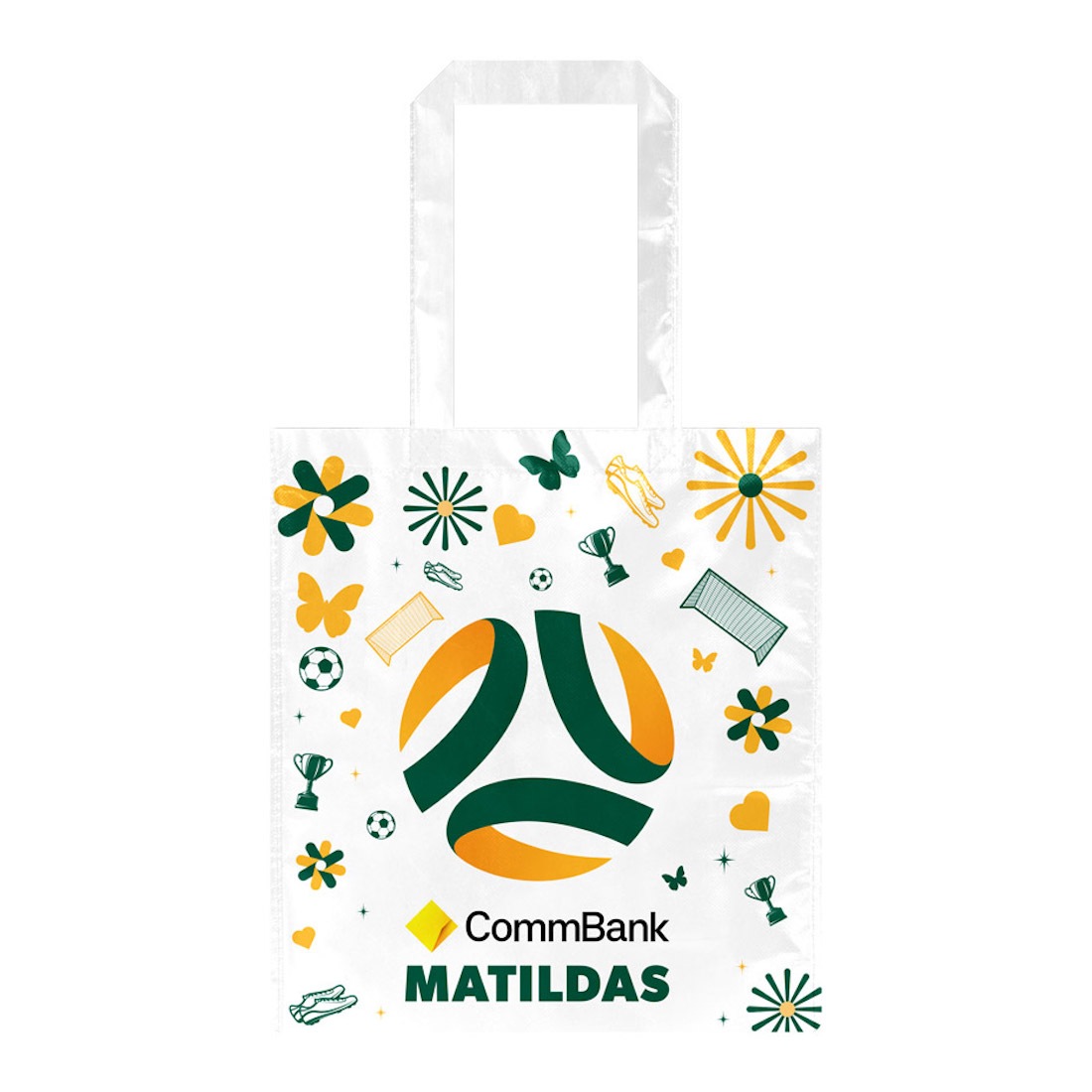 Buy Australian Matildas Laminated Shopping Bag - MyDeal Australia