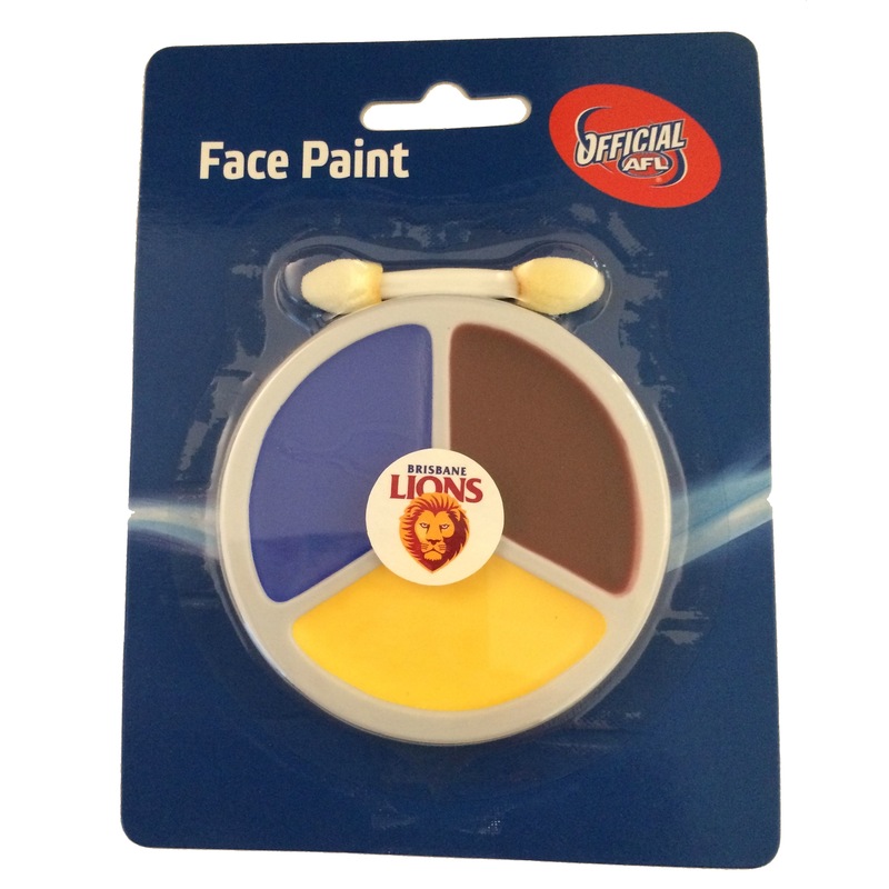 Buy Brisbane Lions AFL Face Paint * Team Colour Paint - MyDeal