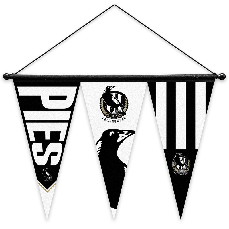 Buy Collingwood Magpies AFL Multi Pennant Wall Hanger Flag Bunting - MyDeal