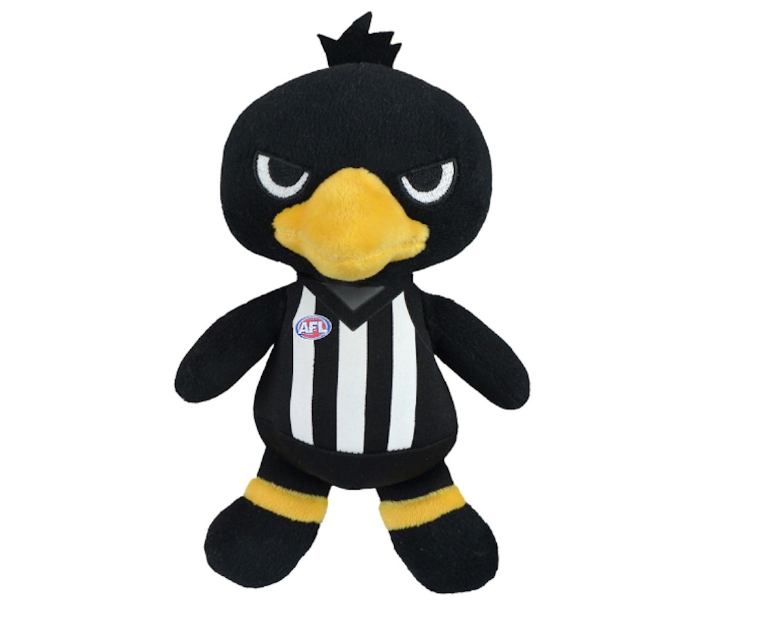 Buy Collingwood Magpies AFL Rascals Mascot 20cm Plush Stuffed Animal ...