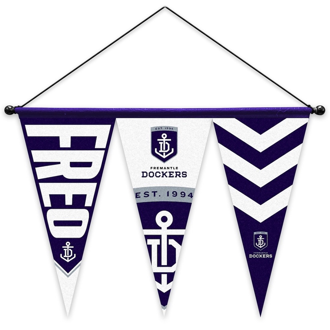Buy Fremantle Dockers AFL Multi Pennant Wall Hanger Flag Bunting ...