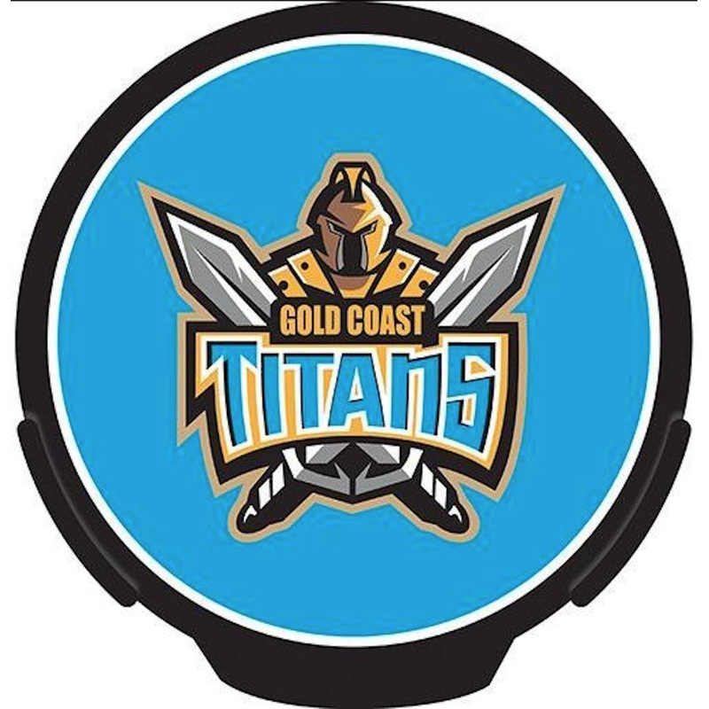 Buy Gold Coast Titans NRL LED Light Up Car Power Decal - MyDeal