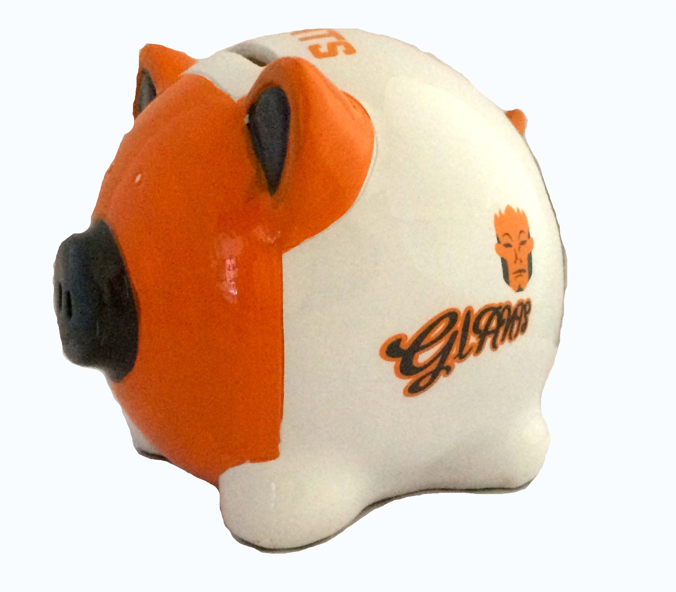 Buy Greater Western Sydney Giants AFL Piggy Bank Pig Money Box - MyDeal ...