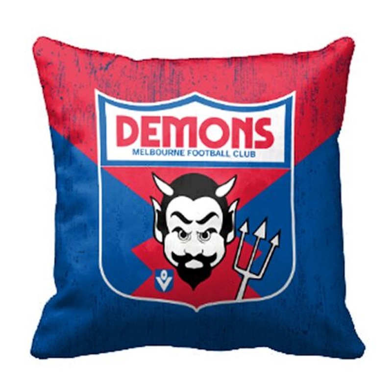 Buy Melbourne Demons AFL Heritage 1st 18 Team Canvas Cushion - MyDeal