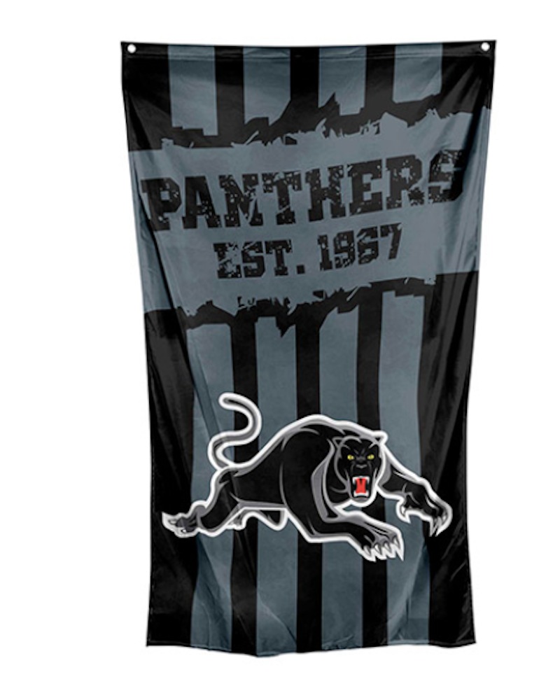 Buy Penrith Panthers NRL Team Logo Cape Flag * Wall Flag - MyDeal Australia