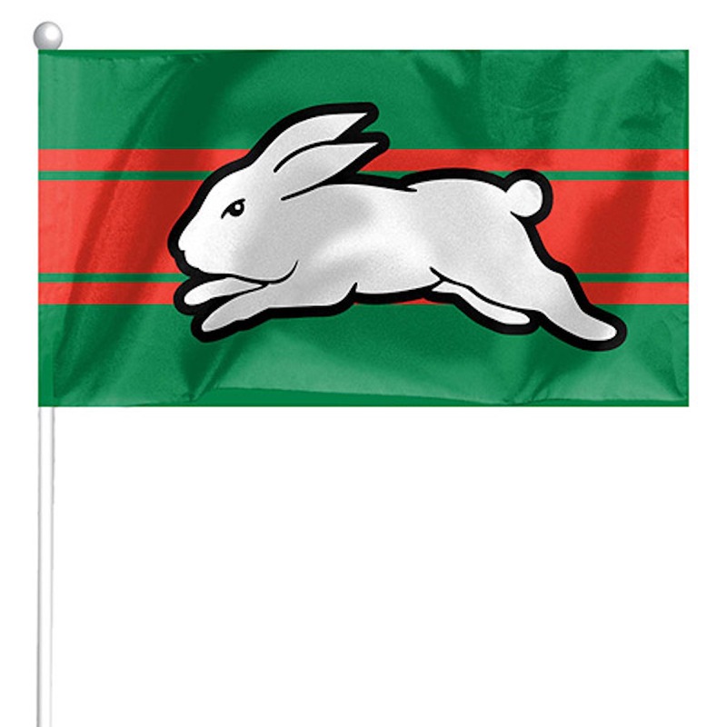 Buy South Sydney Rabbitohs NRL Set of 2 Mini Flags - MyDeal