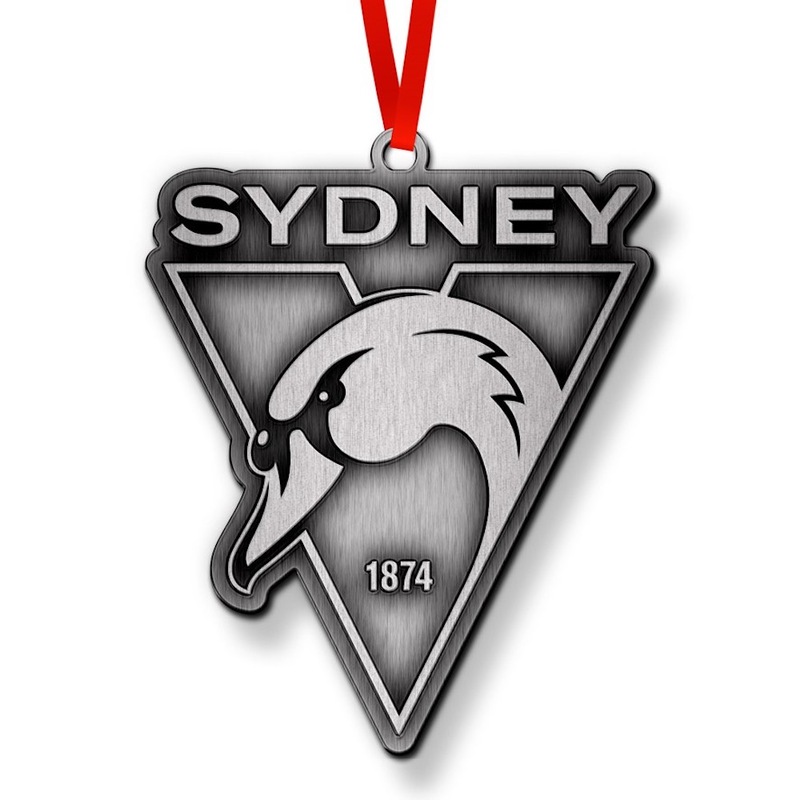 Buy Sydney Swans AFL Metal Christmas Tree Ornament Decoration - MyDeal Buy Sydney Swans AFL Metal Christmas Tree Ornament Decoration - MyDeal
