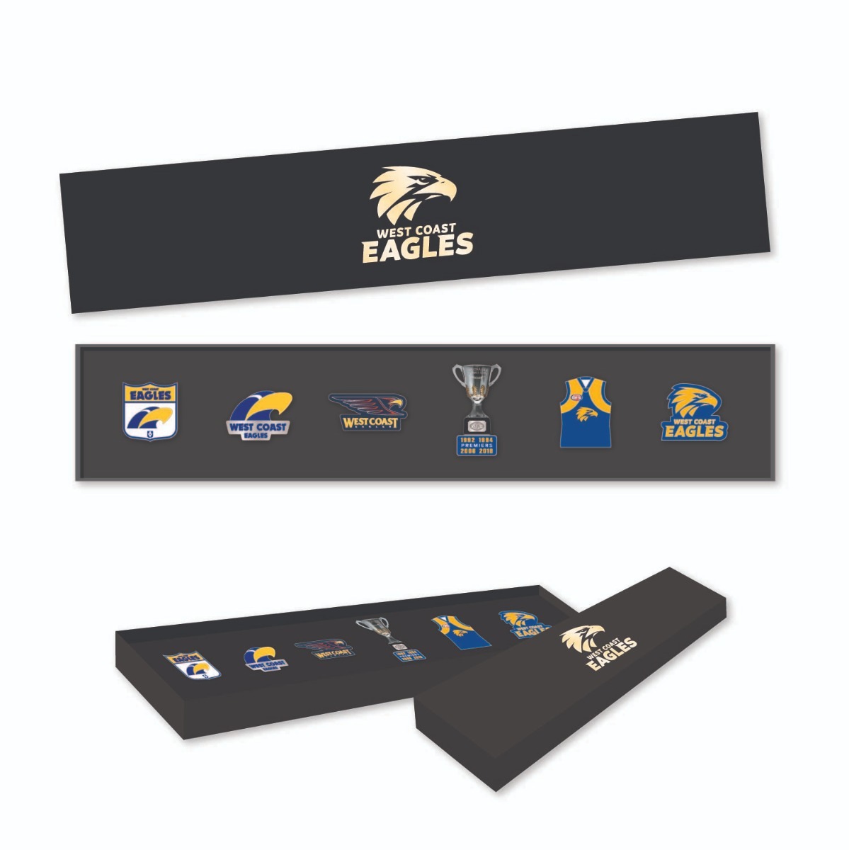 Buy West Coast Eagles AFL Evolution Lapel Pin Badge Collectors Set ...