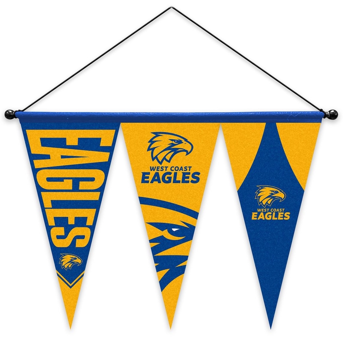 Buy West Coast Eagles AFL Multi Pennant Wall Hanger Flag Bunting ...