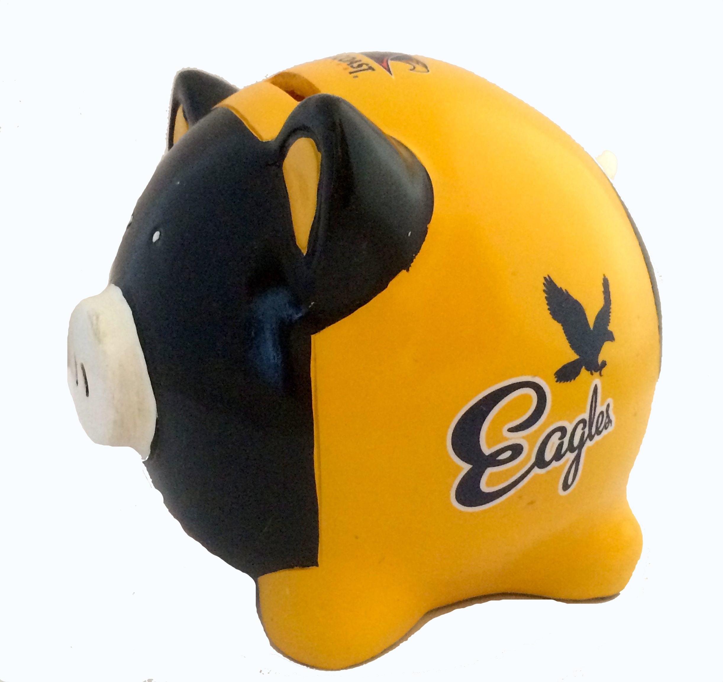 Buy West Coast Eagles AFL Piggy Bank Pig Money Box - MyDeal Australia