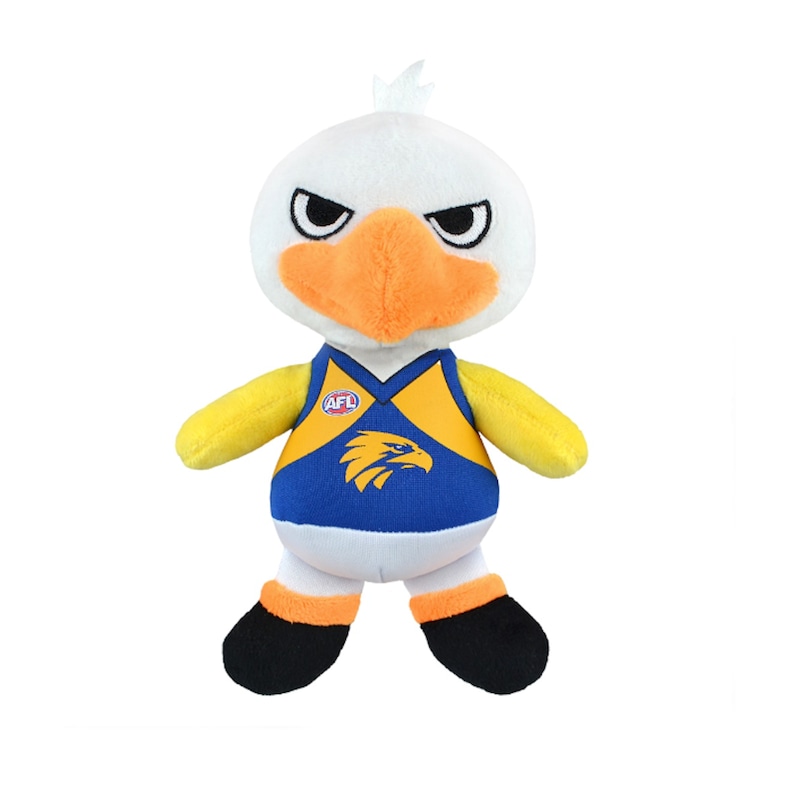Buy West Coast Eagles AFL Rascals Mascot 20cm Plush Stuffed Animal - MyDeal