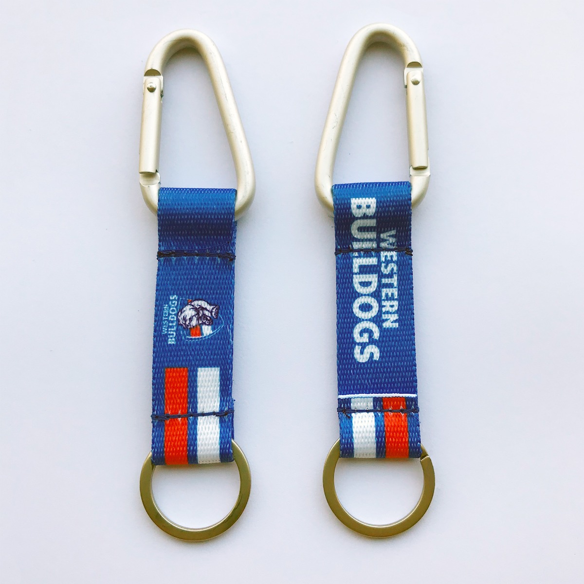 Buy Western Bulldogs AFL Carabiner Team Logo Keyring - MyDeal Australia