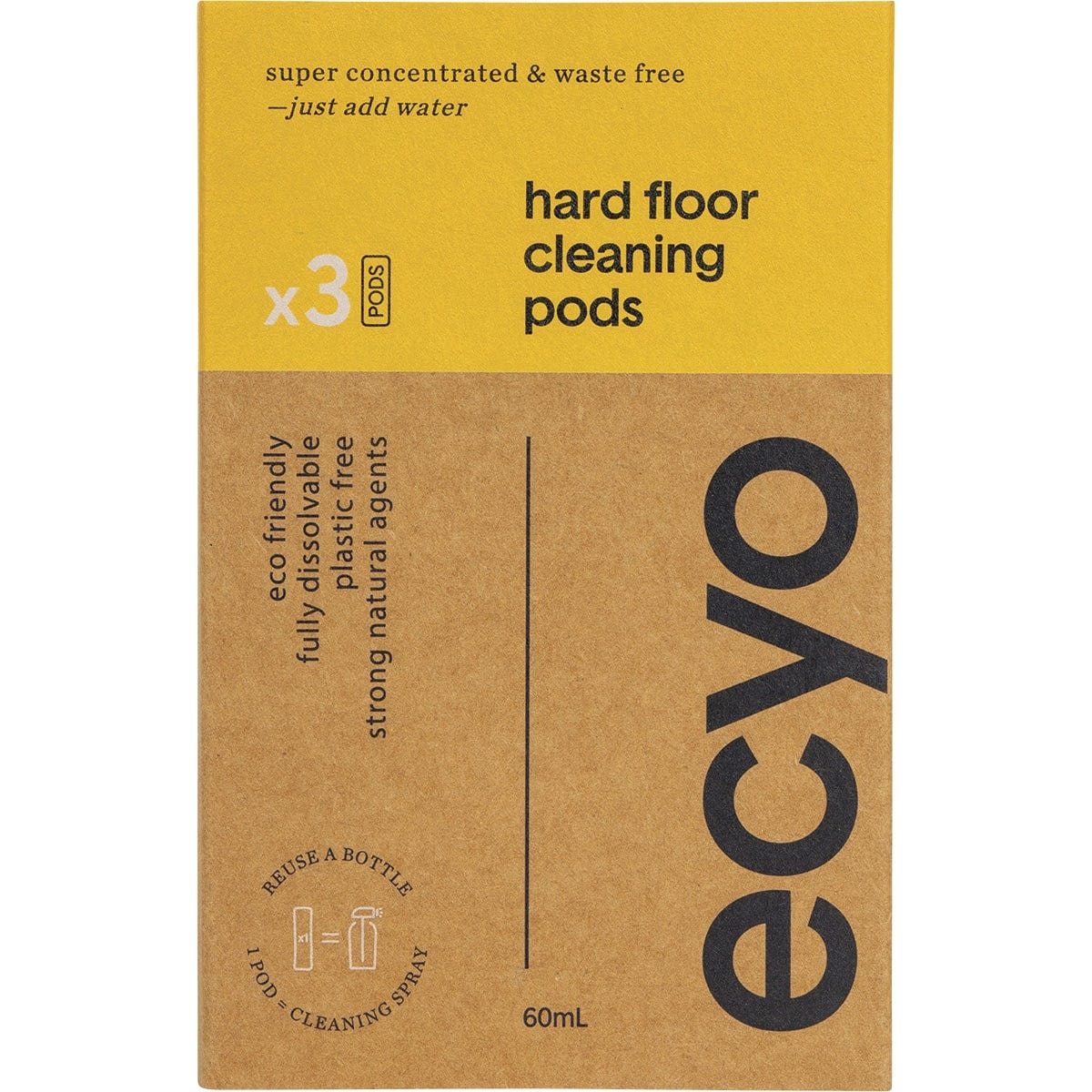 Buy Ecyo Cleaning Pods Hard Floor 60ml - MyDeal Australia