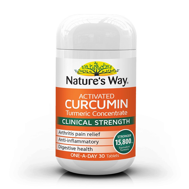 Nature's Way Activated Curcumin Clinical Strength 30 Tablets - MyDeal