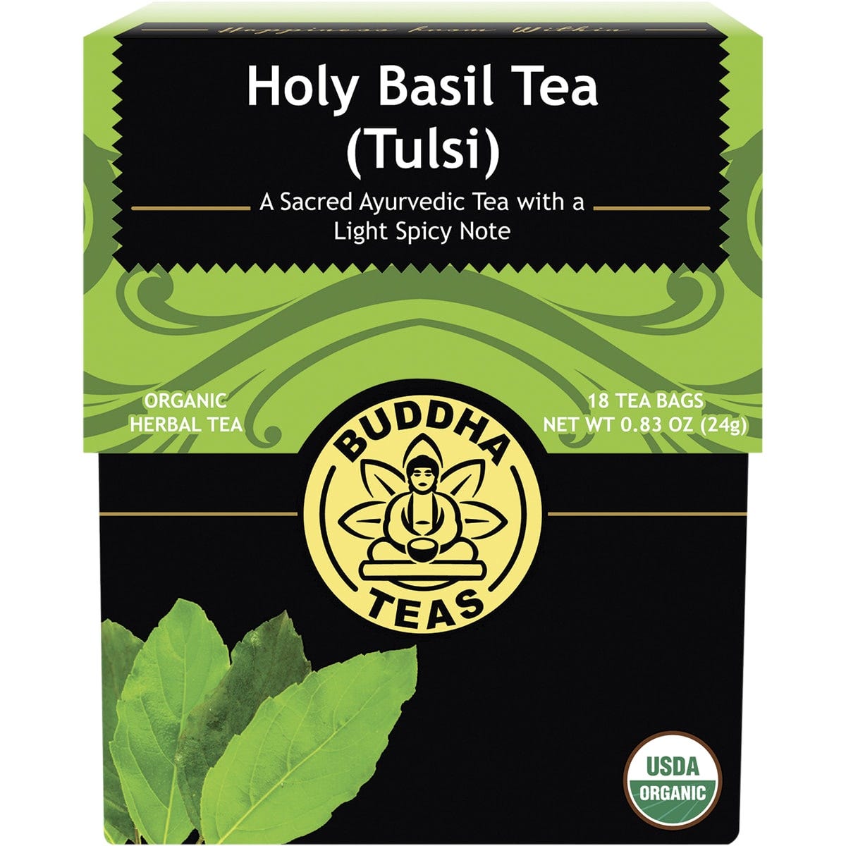 Buy Organic Herbal Tea Bags Holy Basil Tea (Tulsi) 18pk - MyDeal Australia