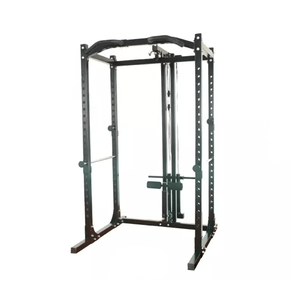 Buy Commercial Endurance Power Rack & Lat Attachment - MyDeal Australia