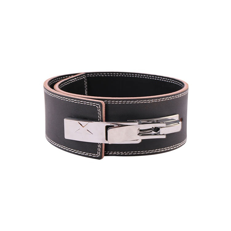 Buy Fitness Hero Power Lifting Leather Belt - 10cm - Lever Buckle ...