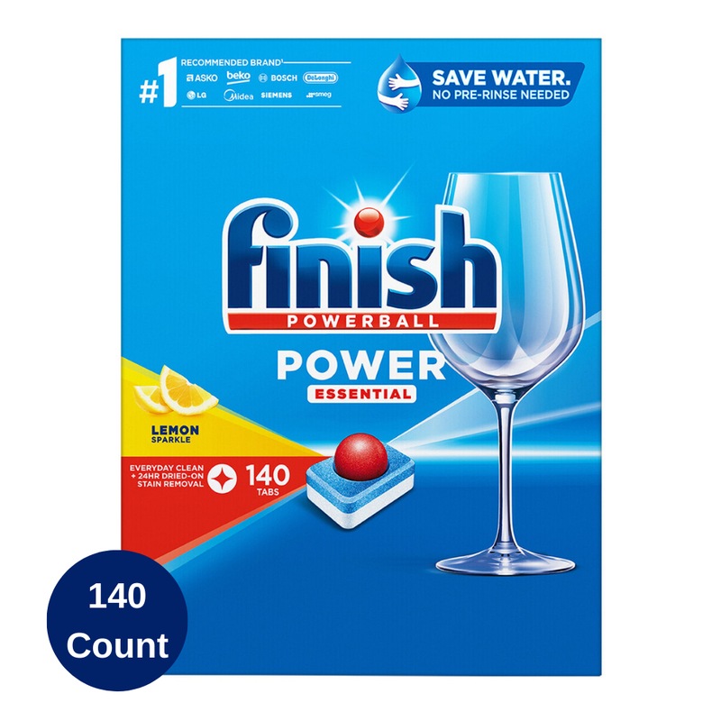Buy Finish Powerball Dishwasher Tablets Lemon Sparkle 140 Dishwashing ...