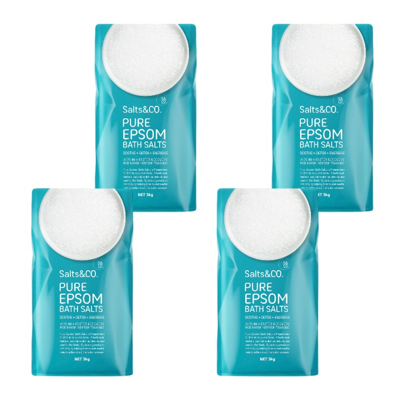 Buy Pure Epsom Salts 12kg Bath Salt Magnesium Sulphate Sports Recovery ...