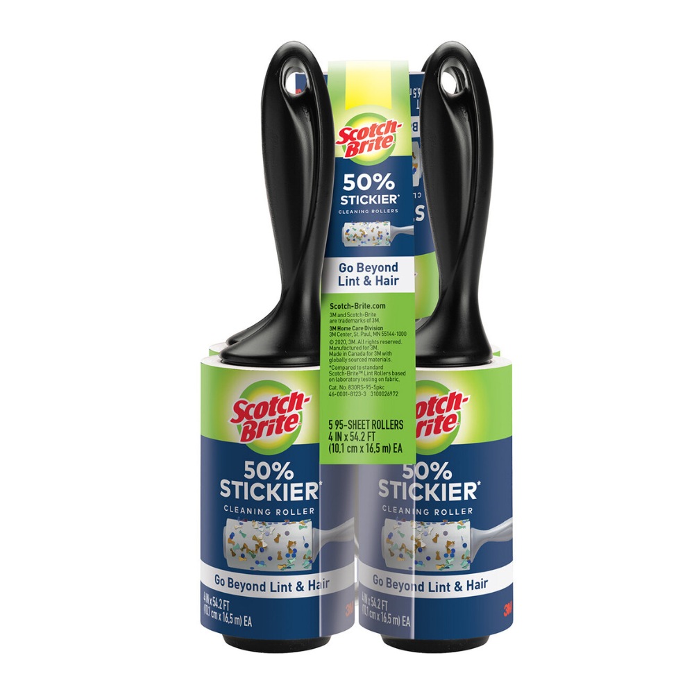 Buy Scotch-Brite Lint Remover Roller 10 Pack 95 Sheets Roll Fabric ...