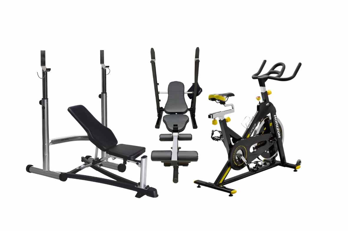 Buy Johnson Home Gym Bundle Pack (Adonis Rack Variant w/ Horizon GR3 ...