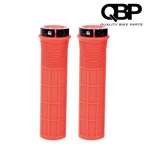 Buy QBP Grip Mtb Lock On Single - 130mm - Red - MyDeal Australia