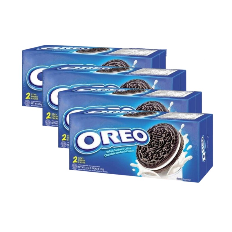 Buy Oreo Cookies Original 266g x 4 - MyDeal