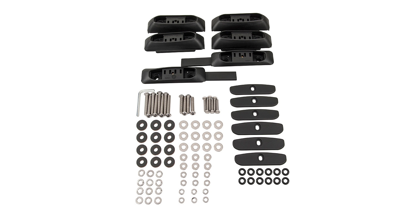 Buy Rhino Rack RCP Roof Rack Base Kit (x6) RCP02-BK - MyDeal Australia