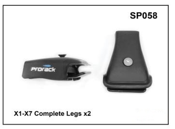 Buy Whispbar/Prorack X1-X7 Legs Complete x 2 YSP058 - MyDeal Australia