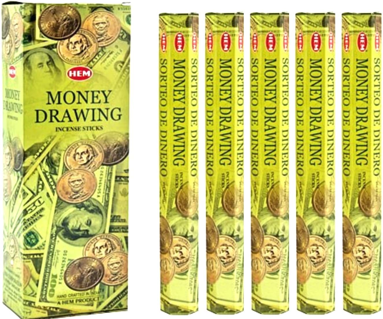 Buy HEM Money Drawing 120 Incense Sticks - MyDeal Australia