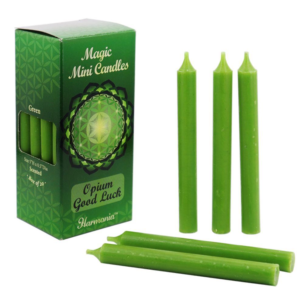 Buy Mini Candle Magic Spell Wicca Candles Rituals - Opium Good Luck ...