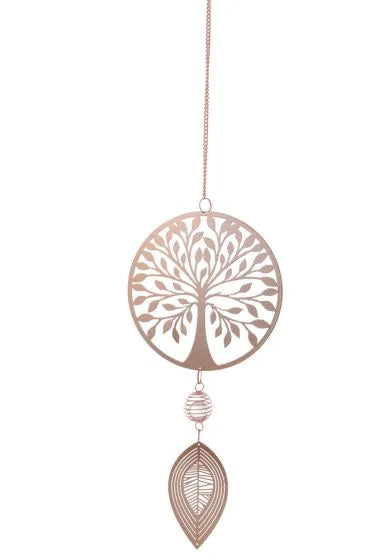 Buy Rose Gold Wind Chime Spiral Crystal Charm Hanging - C - MyDeal ...